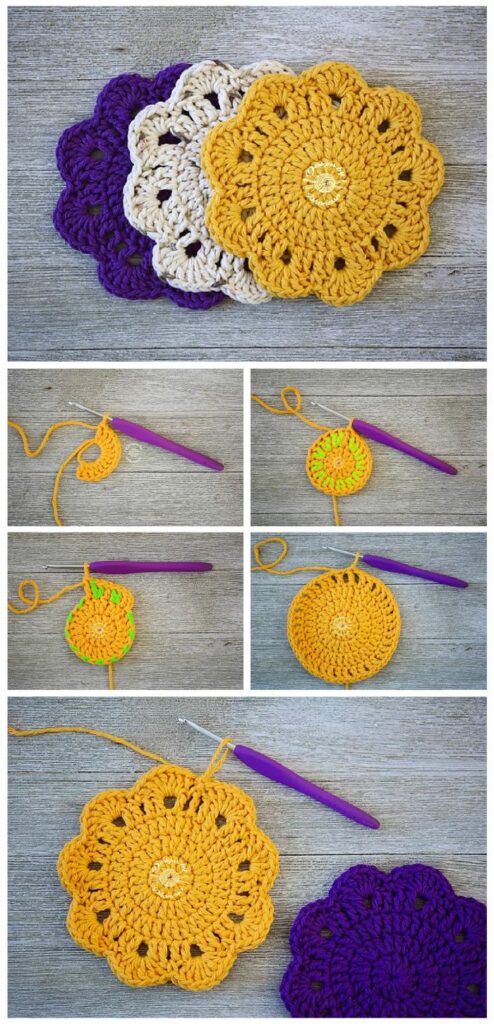 Crochet Coaster Tutorial - todaynewsfixer