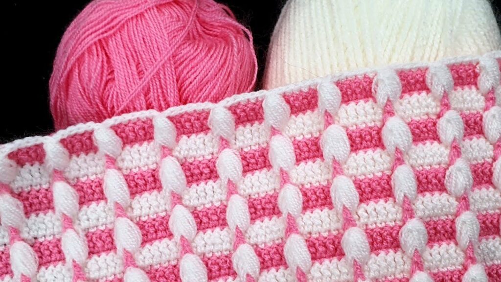 Very easy two color baby blanket pattern - todaynewsfixer