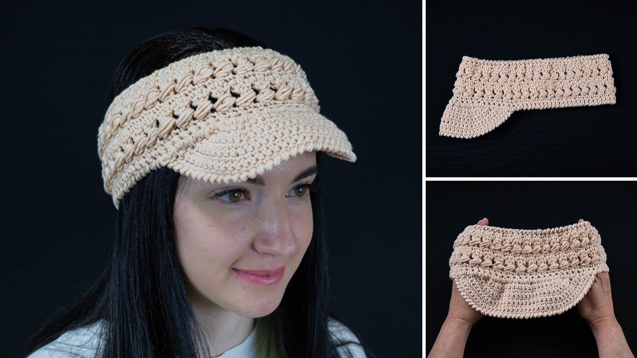 🌴 Crochet Headband–Palm Visor Tutorial - todaynewsfixer